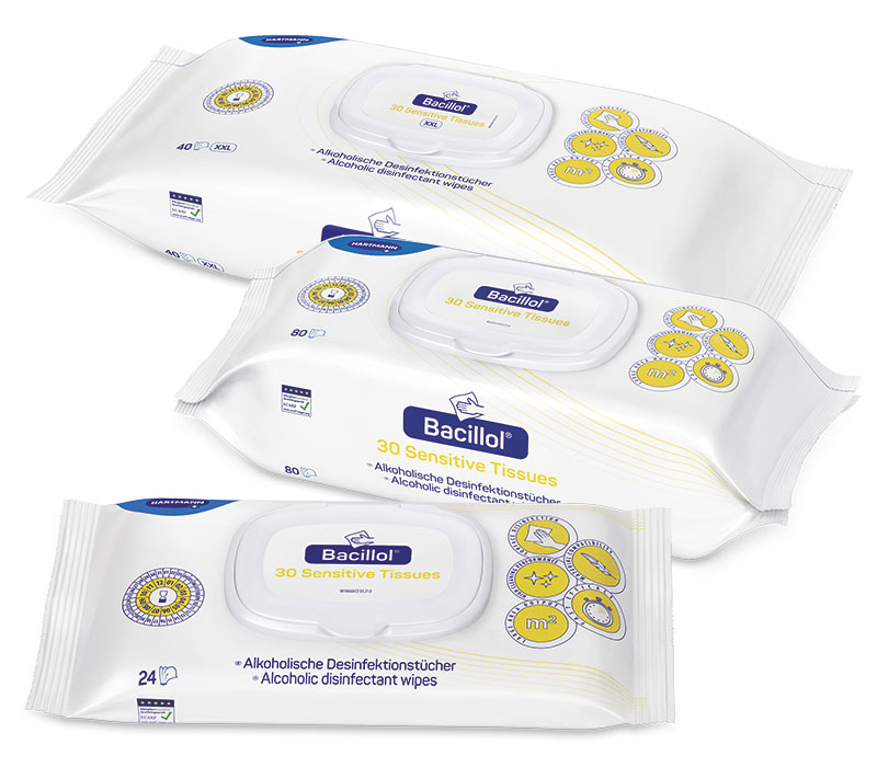 Hartmann Bode Bacillol 30 Sensitive Tissues Flow Pack Flächen ...