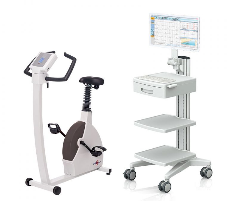 Amedtec CardioPart 12 Bluetooth Ergometrie-Messplatz mit Patientenkabel ...