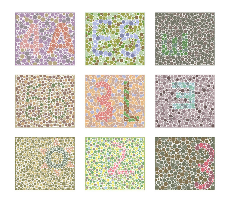 1m4 Ishihara-Farbsehtest mit 35 Farbtafeln | KS Medizintechnik